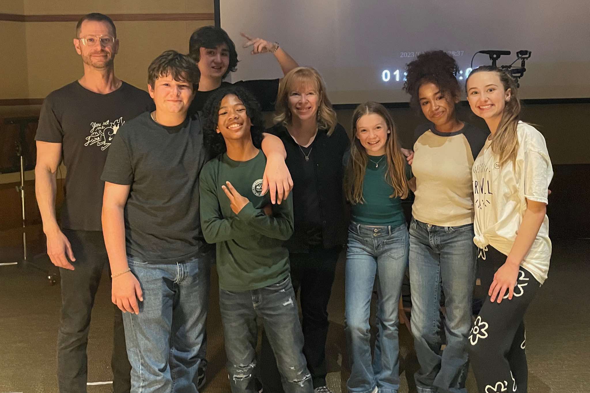 voice over gallery images